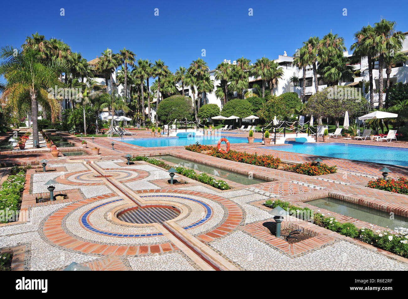 Spain malaga swimming pool hi-res stock photography and images - Alamy