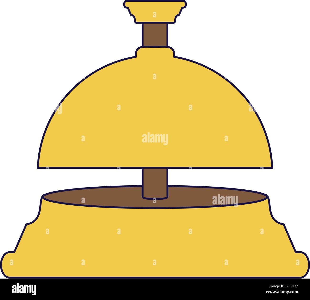 Hotel lobby front desk reception Stock Vector Images - Alamy