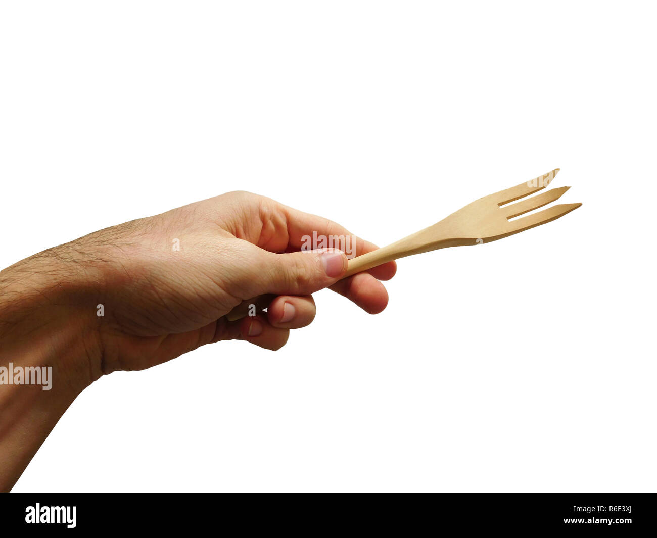 fork in hand Stock Photo - Alamy