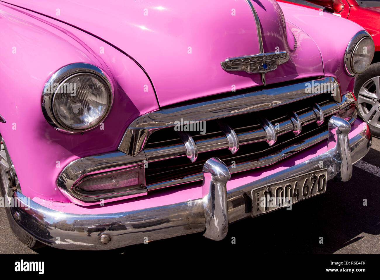 Fancy Old Cars - editorial image - Havana, Cuba. Colorful classic 1950 ...