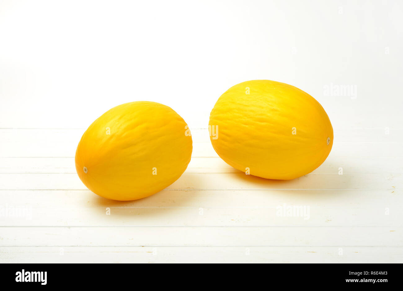 whole yellow melons Stock Photo - Alamy