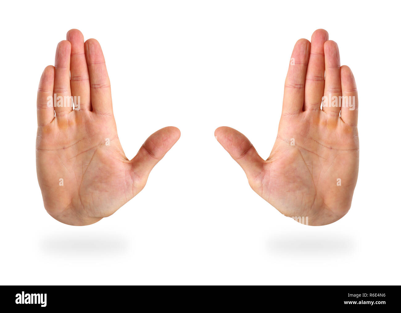 Open hand palm down hi-res stock photography and images - Alamy