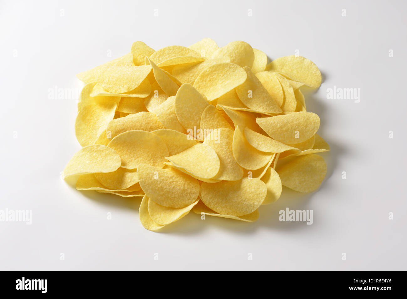 Salted potato crisps Stock Photo - Alamy