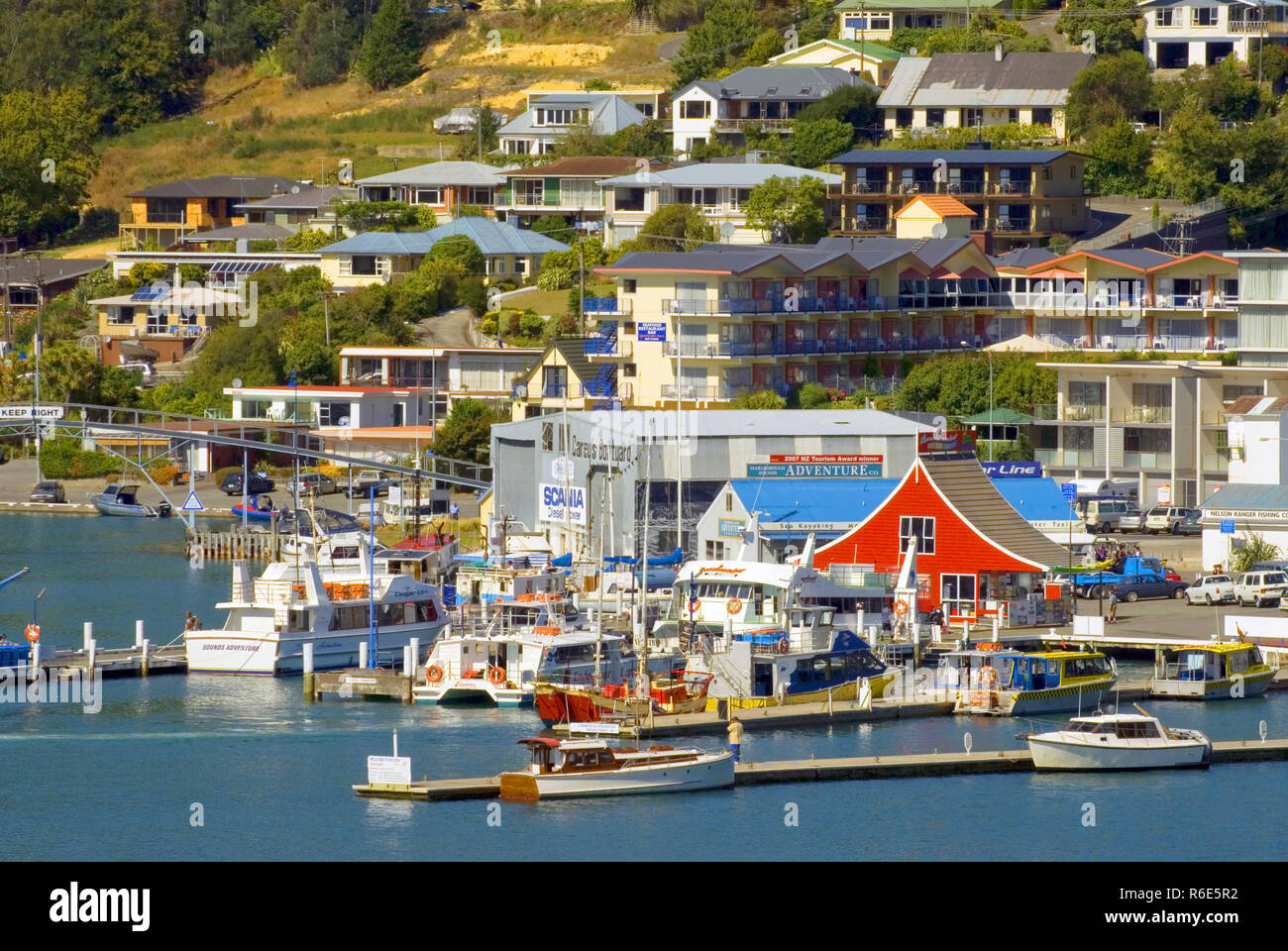Picton Town And Harbour, Malborough, New Zealand Stock Photo - Alamy
