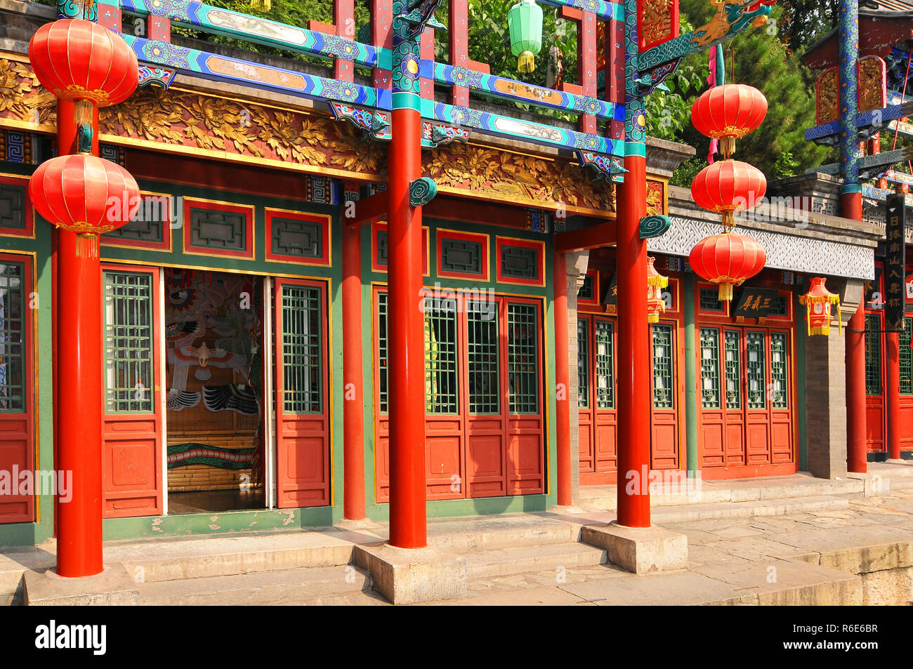 Suzhou Market Street In Summer Palace, Beijing, China Stock Photo - Alamy
