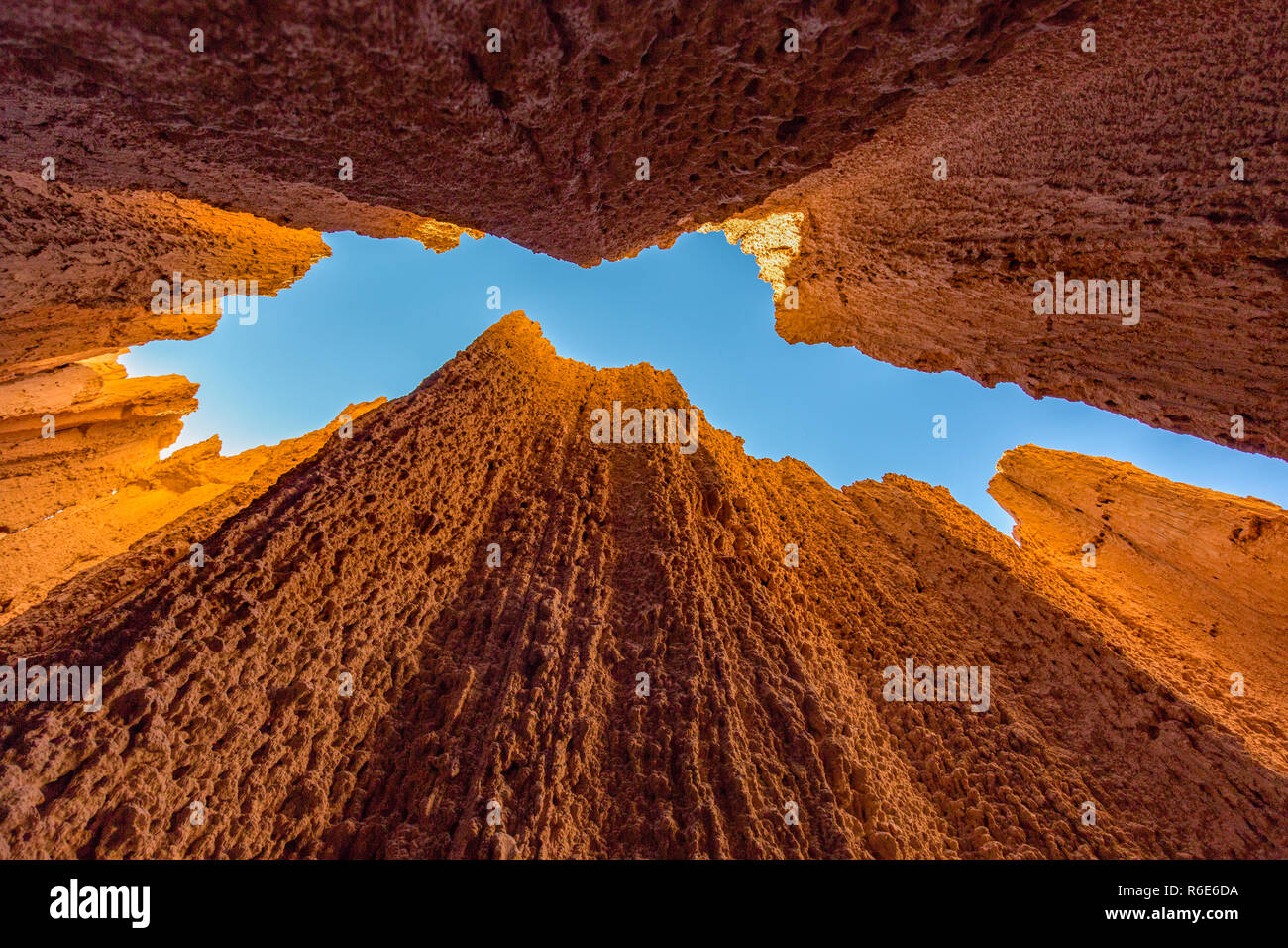 Cathedral Gorge State Park is located in a long, narrow valley in ...