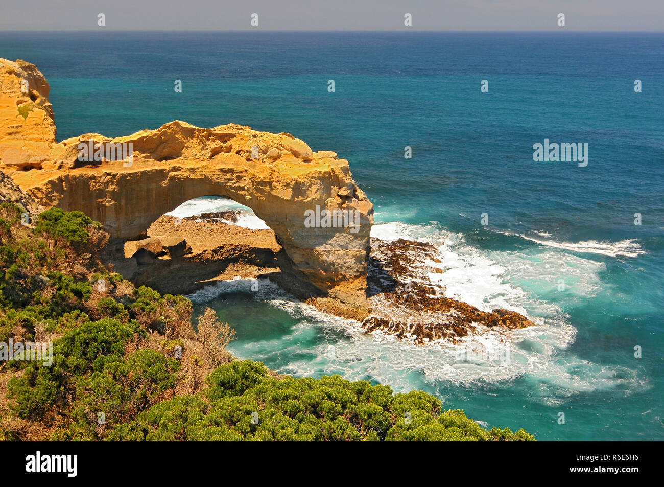 The Arch Rock Formation In Port Campbell National Park Off The Great ...