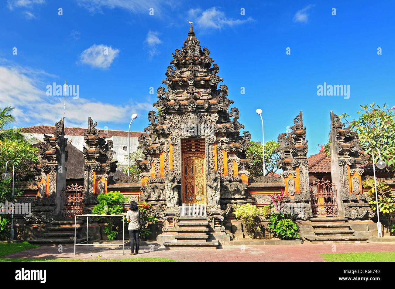 A Hinduistic Temple In Ubud, Bali Indonesia Stock Photo - Alamy