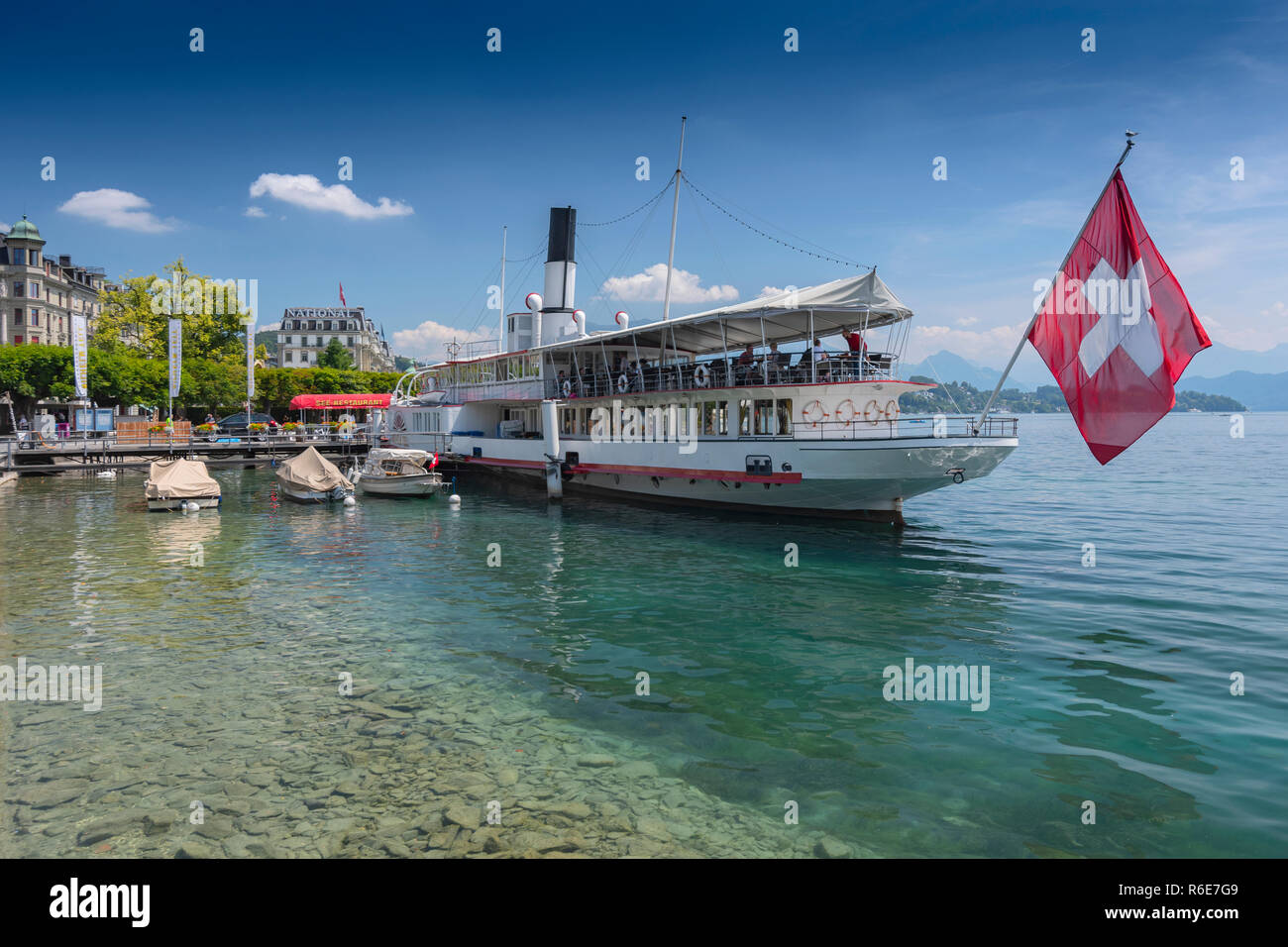 Lake lucerne boat cruise hi-res stock photography and images - Alamy