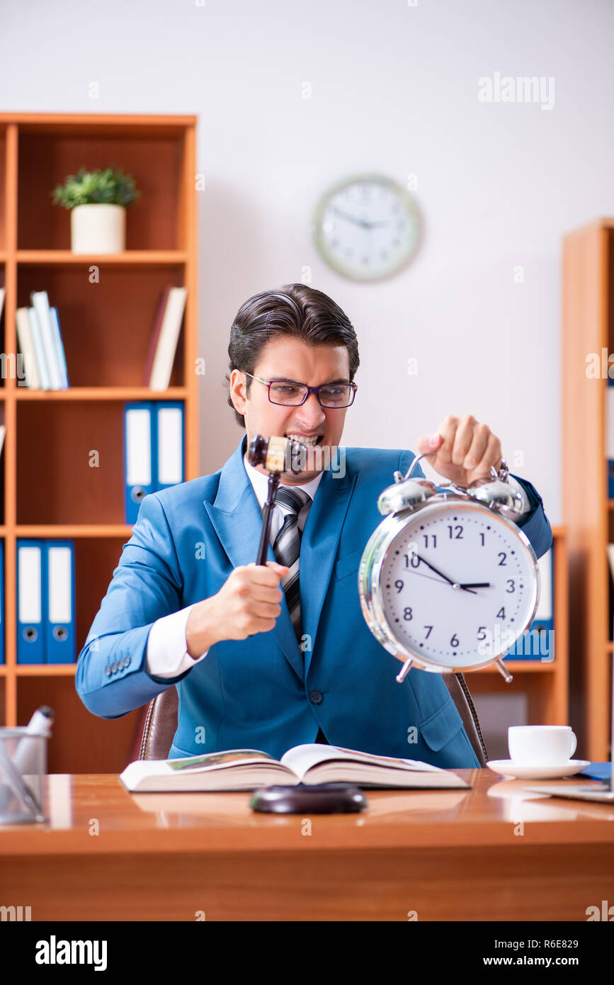 Lawyer working in the office Stock Photo - Alamy