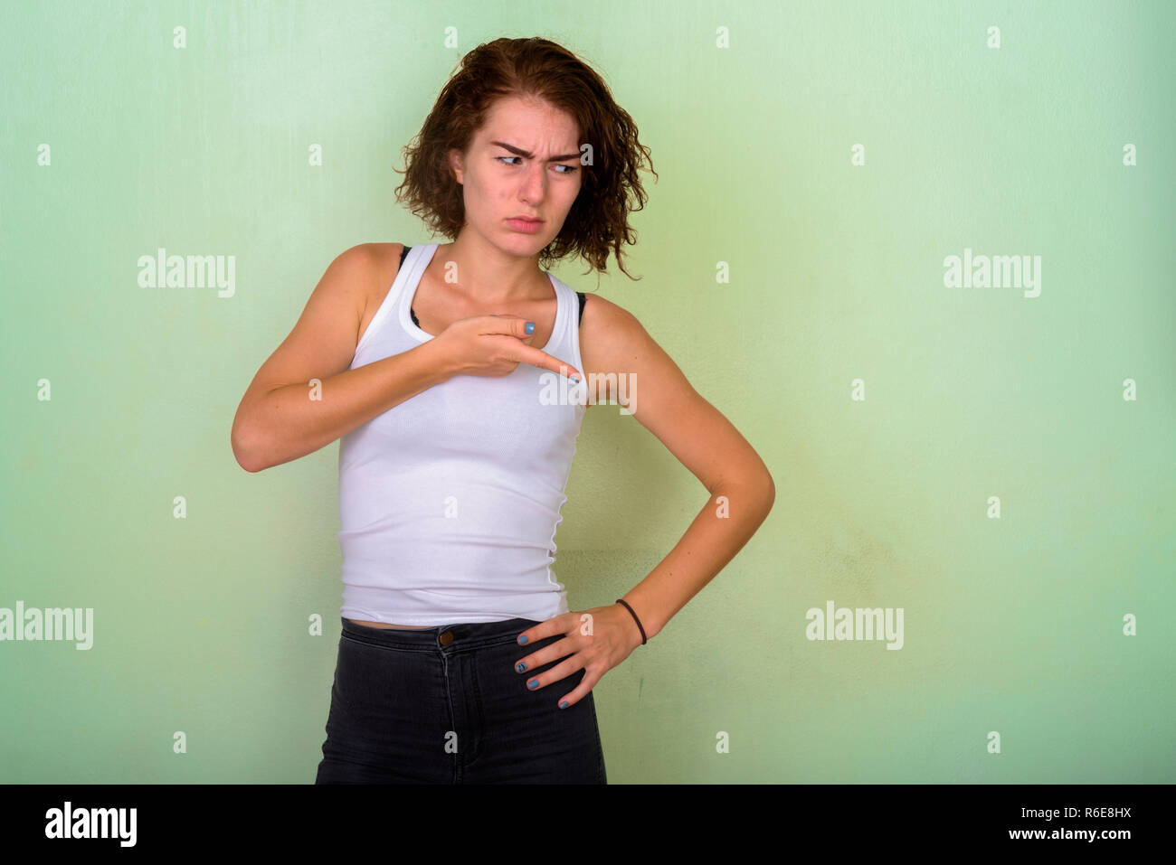 Disgusted teen hi-res stock photography and images - Alamy