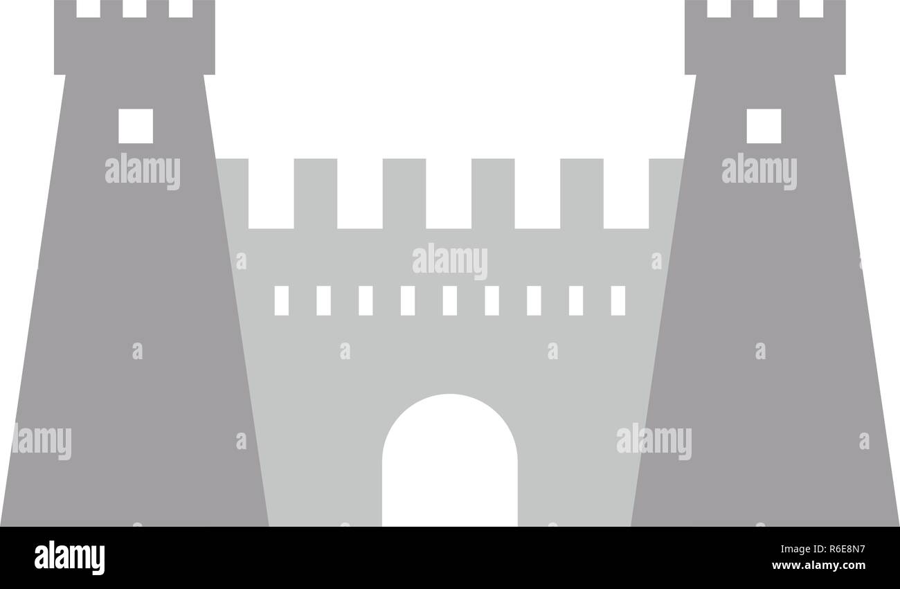 Medieval castle building Stock Vector Image & Art - Alamy