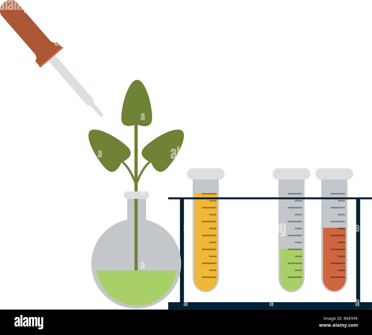 Plant experiments Stock Vector Images - Alamy