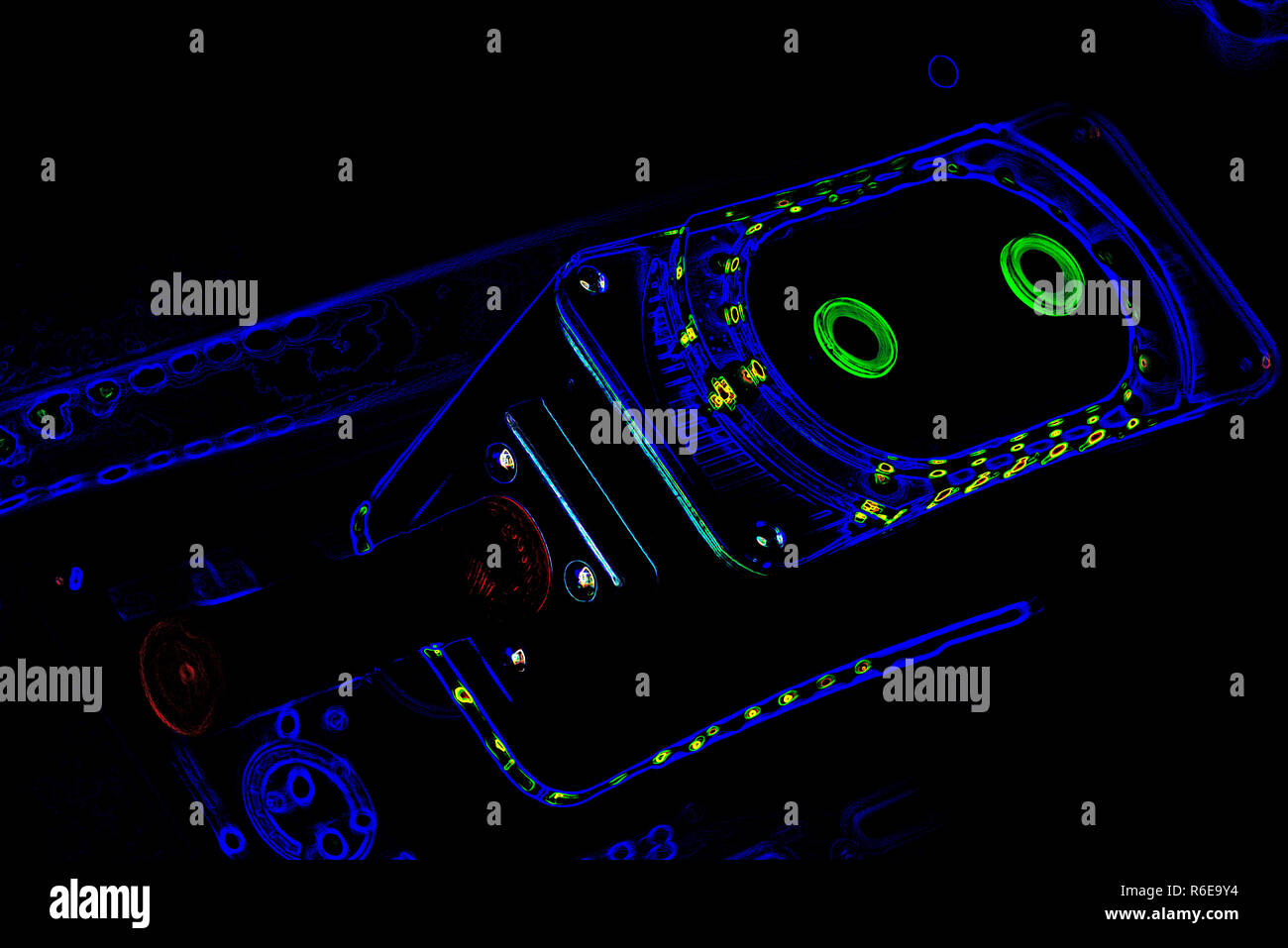 Controller Of A Submarine Game Stock Photo - Alamy