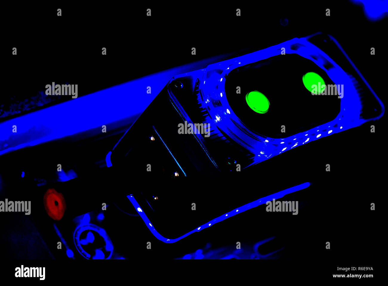 Controller Of A Submarine Game Stock Photo - Alamy