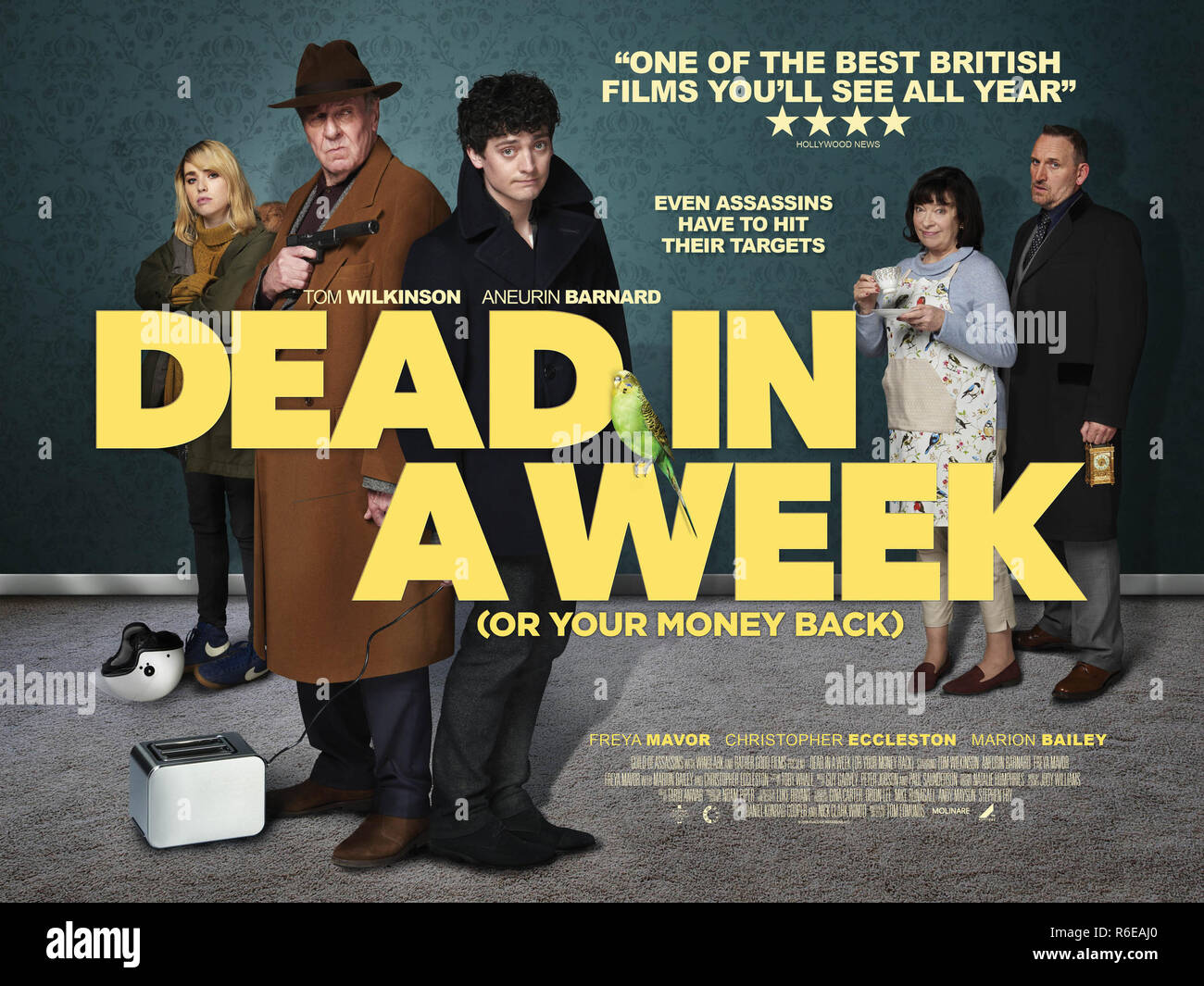 DEAD IN A WEEK: OR YOUR MONEY BACK, British poster, (from left): Freya ...