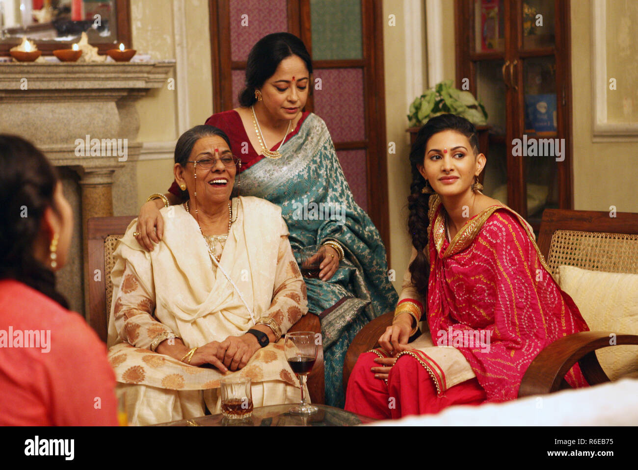 RAJMA CHAWAL, from left: Nirmal Rishi, Sheeba Chaddha, Amyra Dastur ...