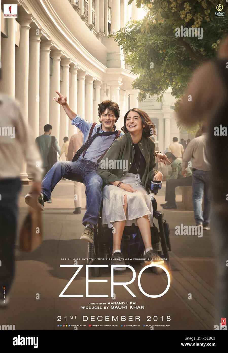 ZERO, Indian poster, From Left: Shah Rukh Khan, Anushka Sharma, 2018 ...