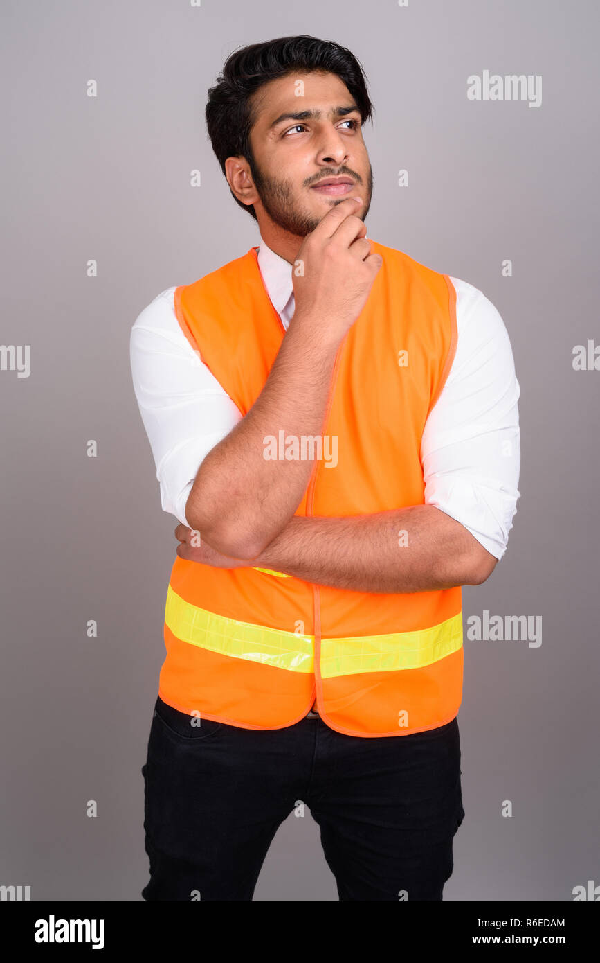 Indian business man thinking hi-res stock photography and images - Alamy