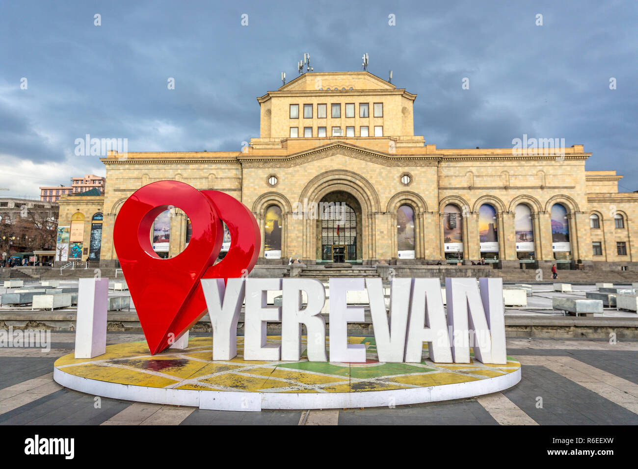 I am Yerevan sign in Yerevan Armenia Stock Photo - Alamy