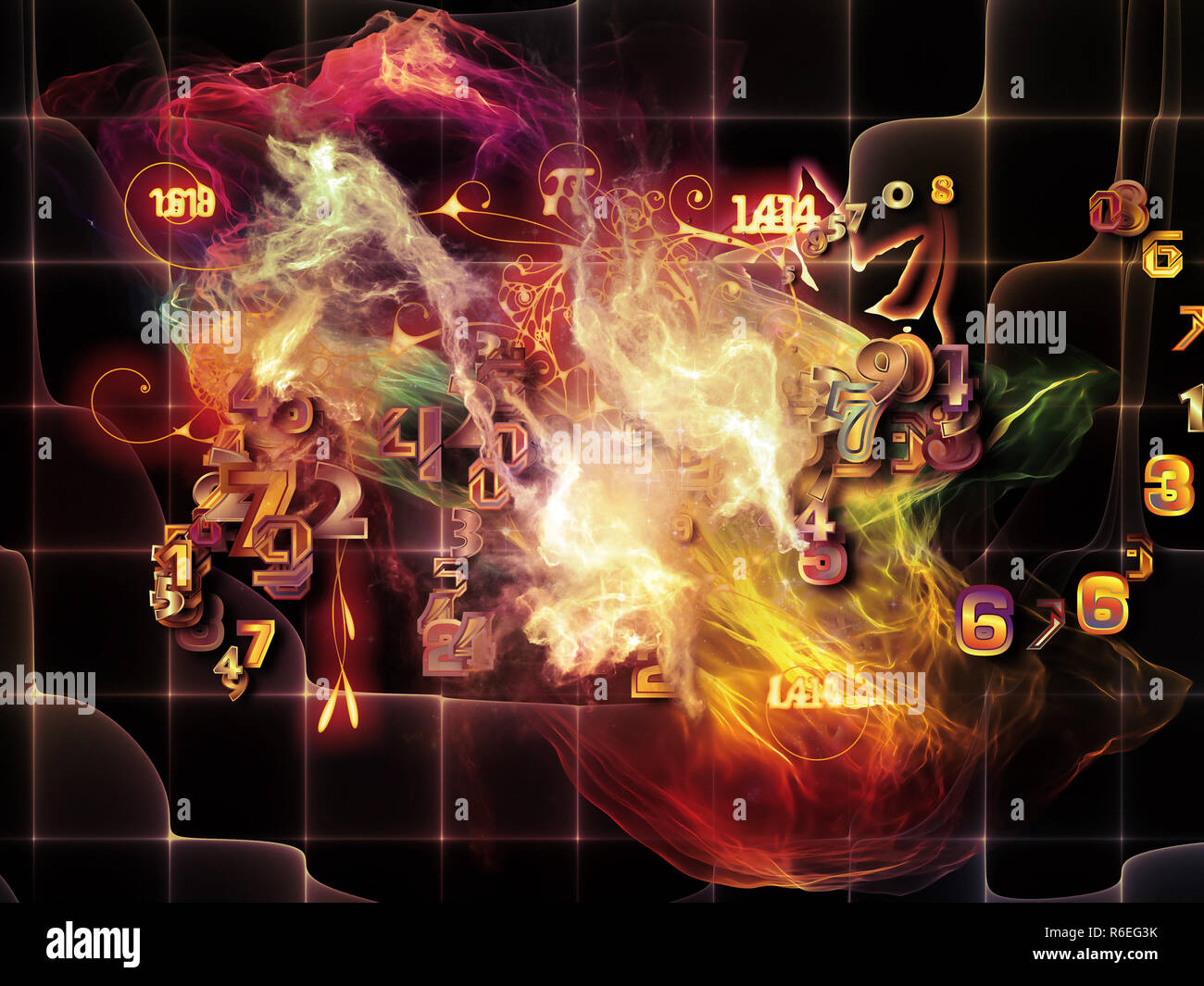 Realms of Math Visualization Stock Photo - Alamy