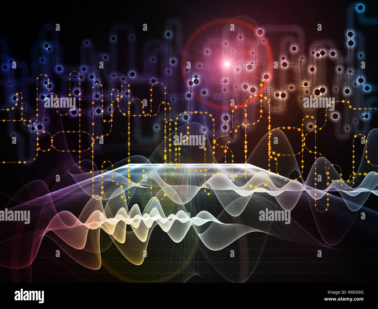Source of Data Flow Stock Photo - Alamy