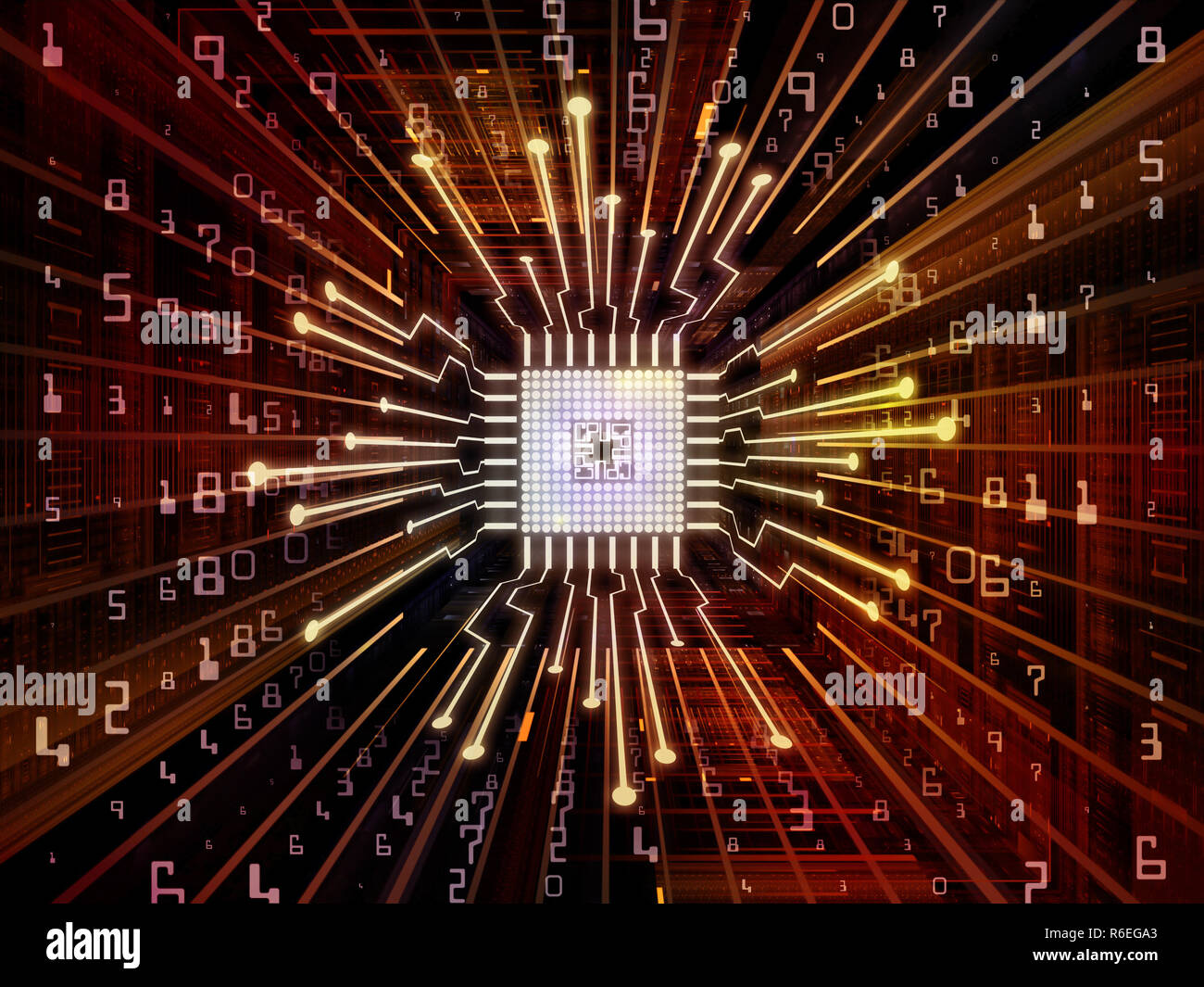 Memories of Computer CPU Stock Photo - Alamy