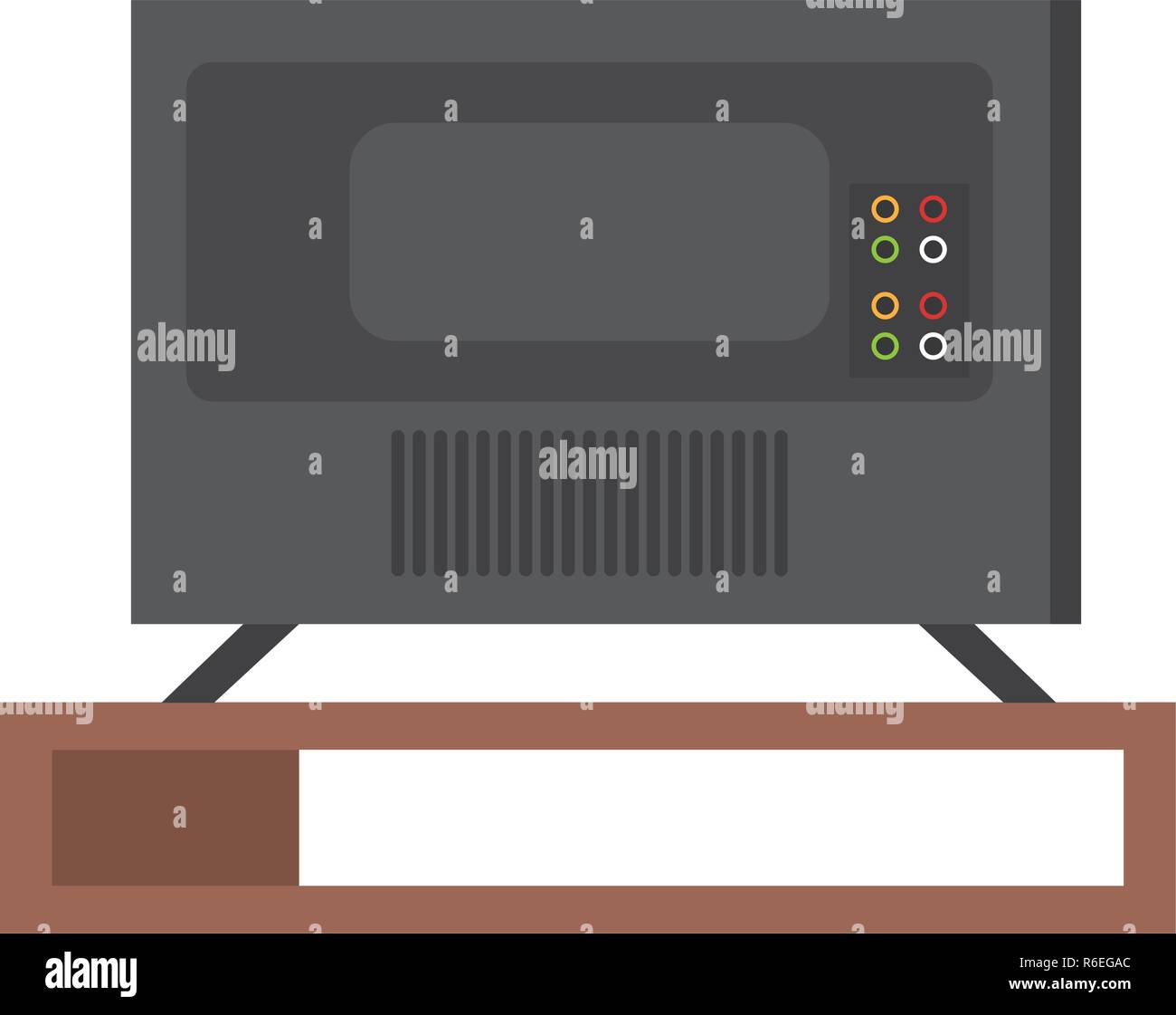 plasma tv back icon vector illustration design Stock Vector Image & Art ...