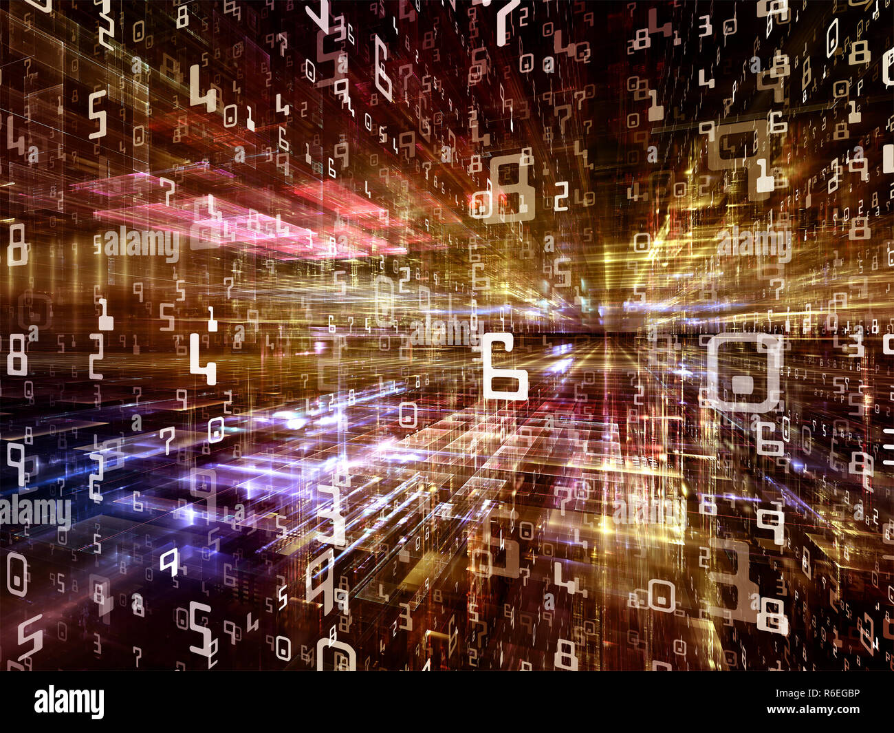 Inner Life of Digital Space Stock Photo - Alamy