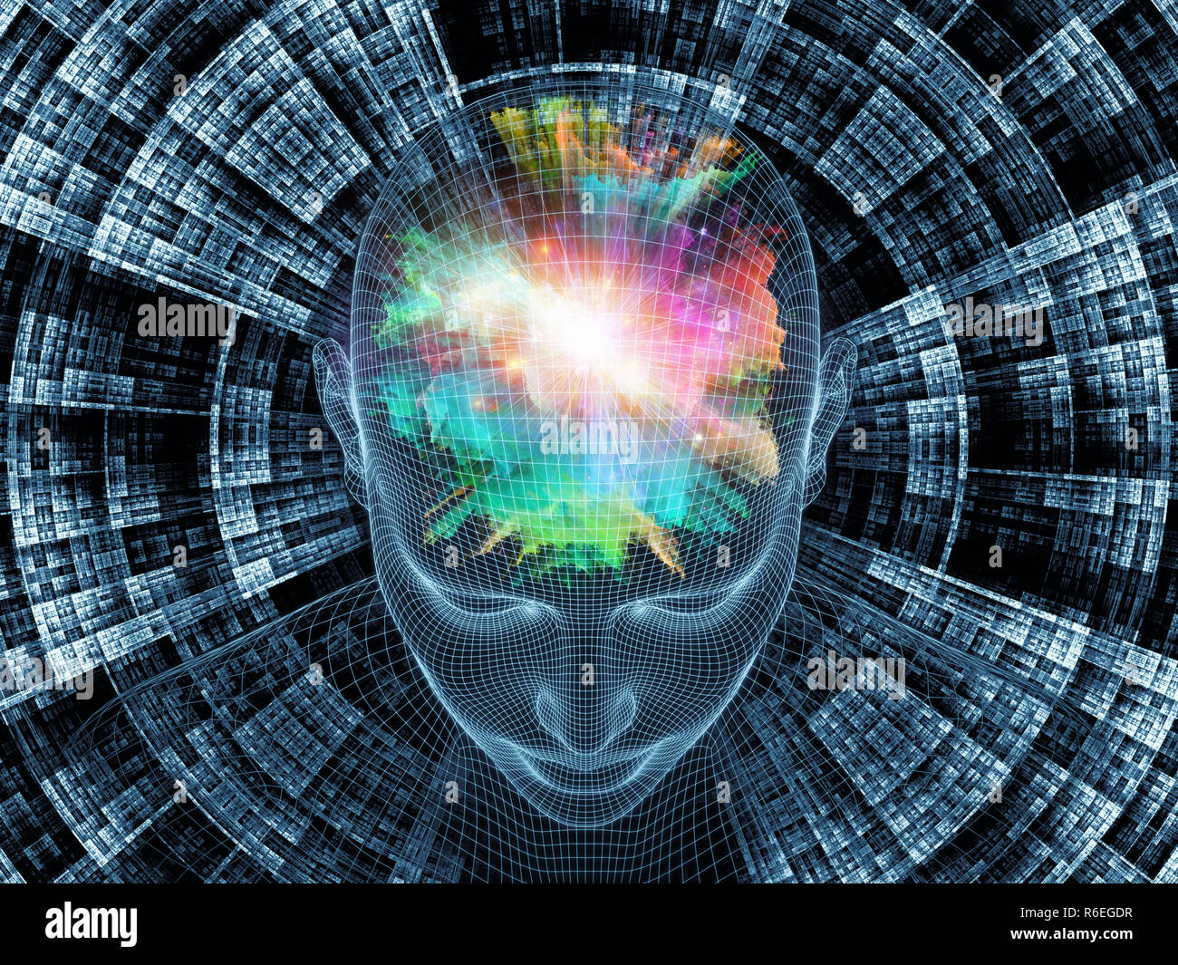 Illusion of Digital Identity Stock Photo - Alamy