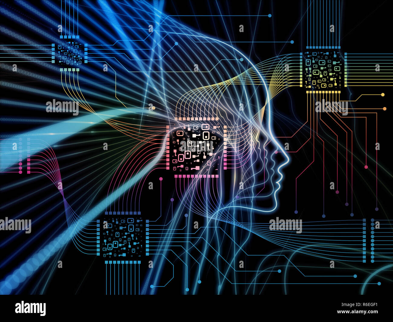 Inner Life of Machine Consciousness Stock Photo - Alamy