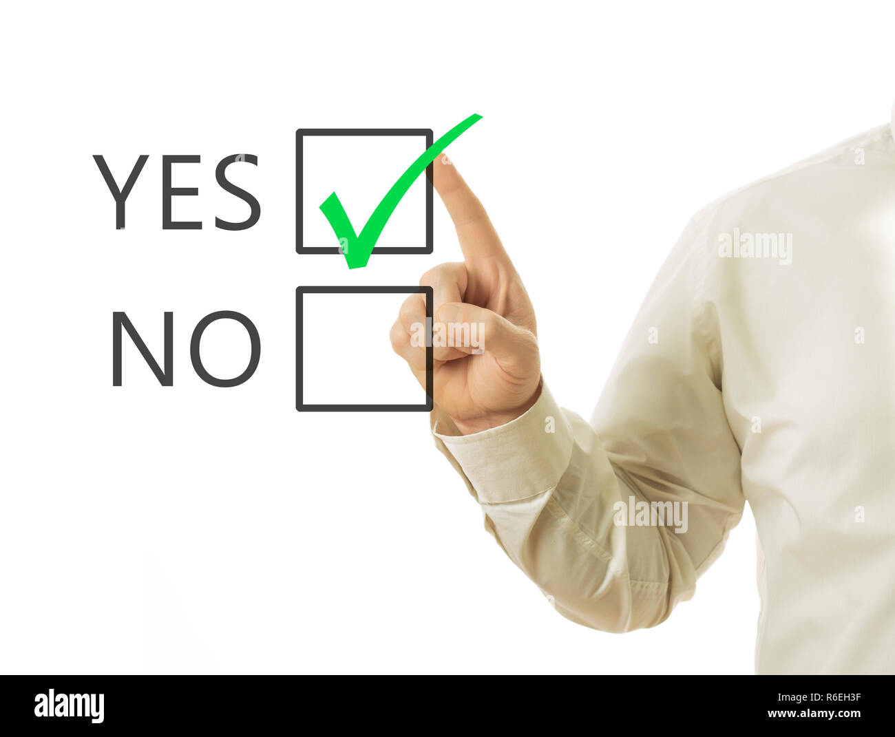 Check list green right mark hi-res stock photography and images - Alamy