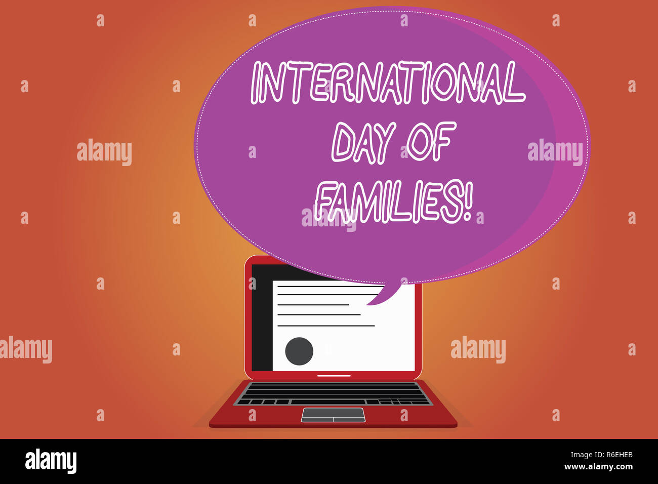 Word writing text International Day Of Families. Business concept for ...