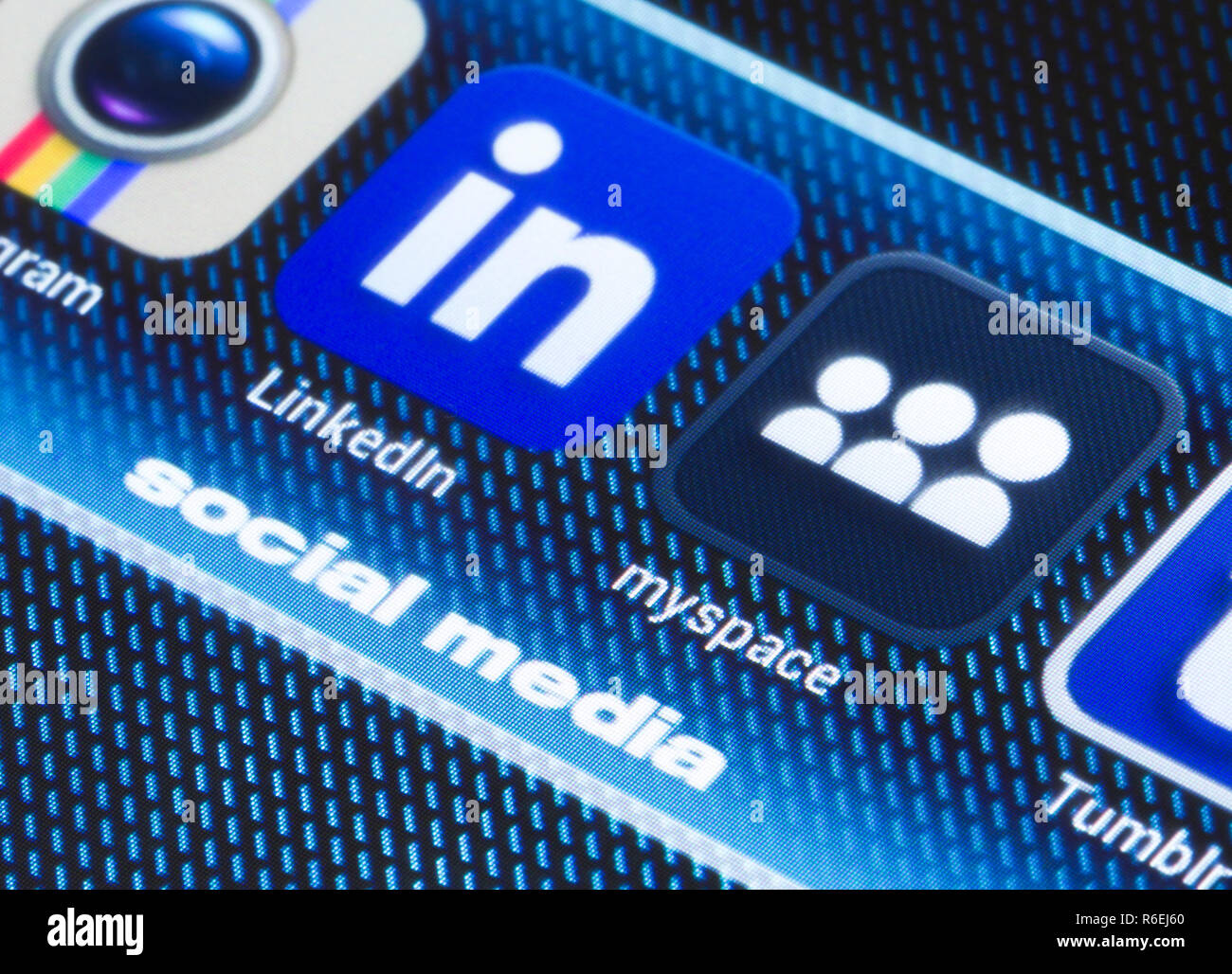 Linkedin screen hi-res stock photography and images - Alamy