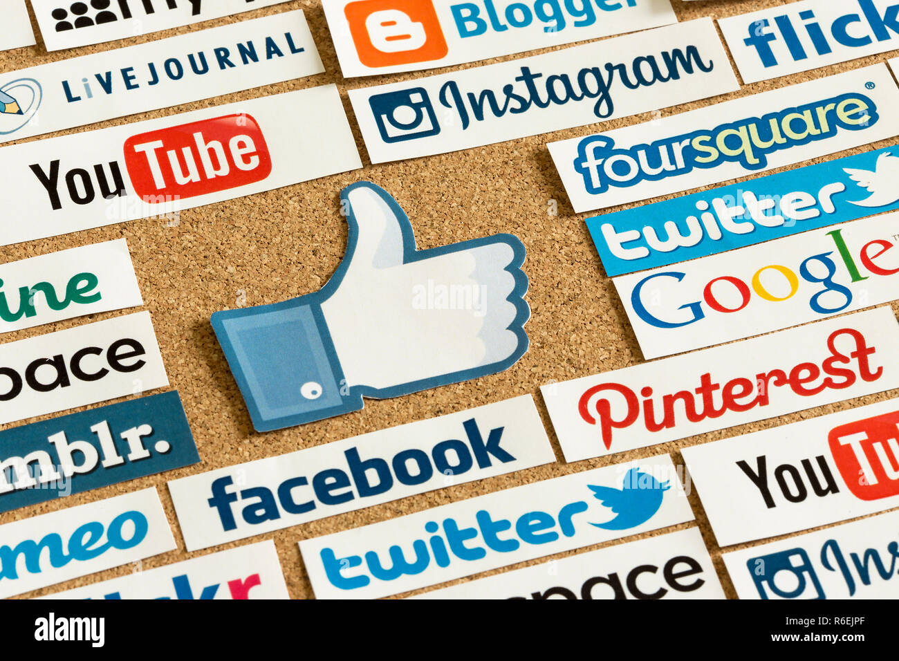 Facebook Logo Like High Resolution Stock Photography and Images - Alamy