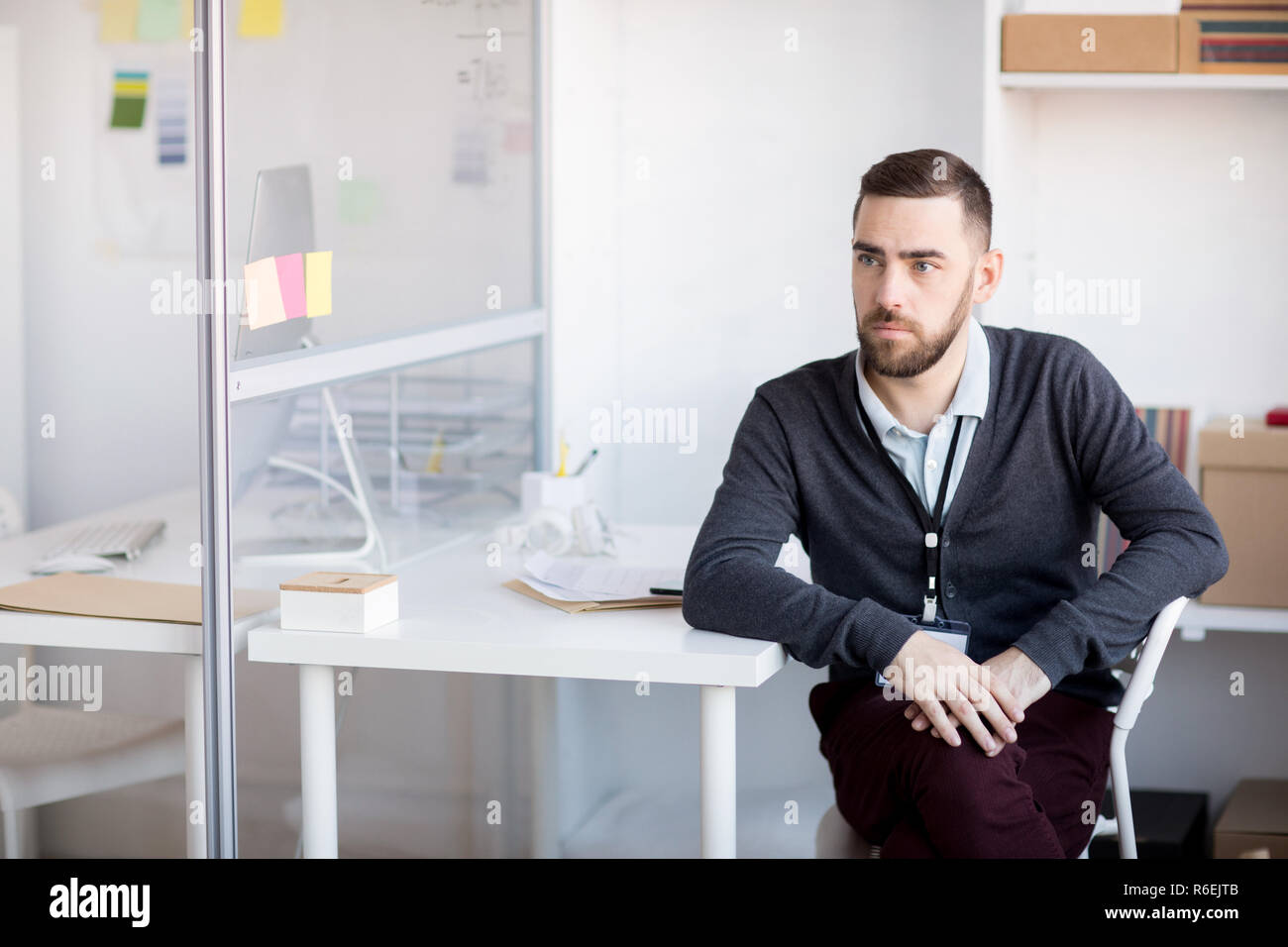 Job waiting work interview hi-res stock photography and images - Alamy