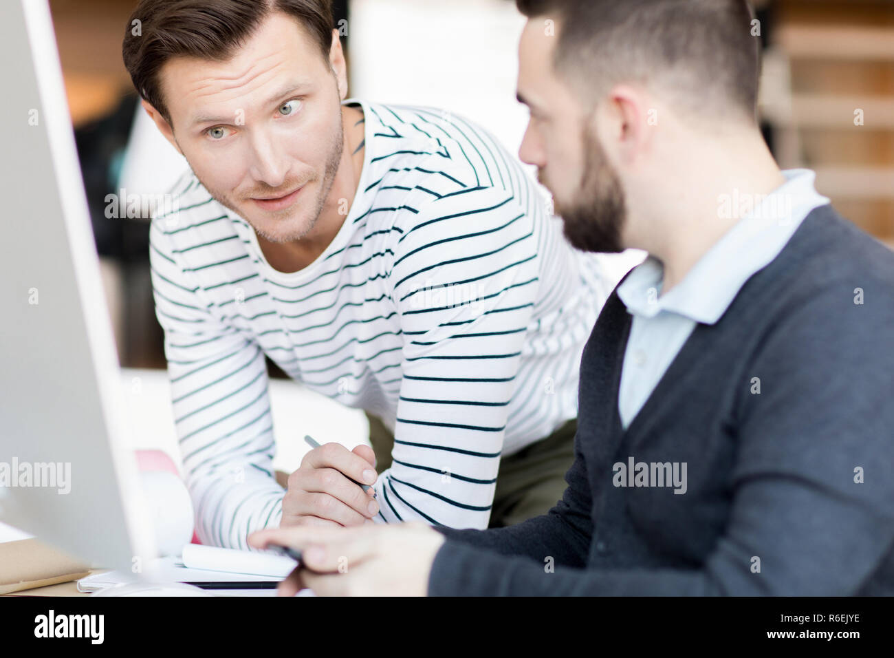 Adult Entrepreneur at Work Stock Photo - Alamy