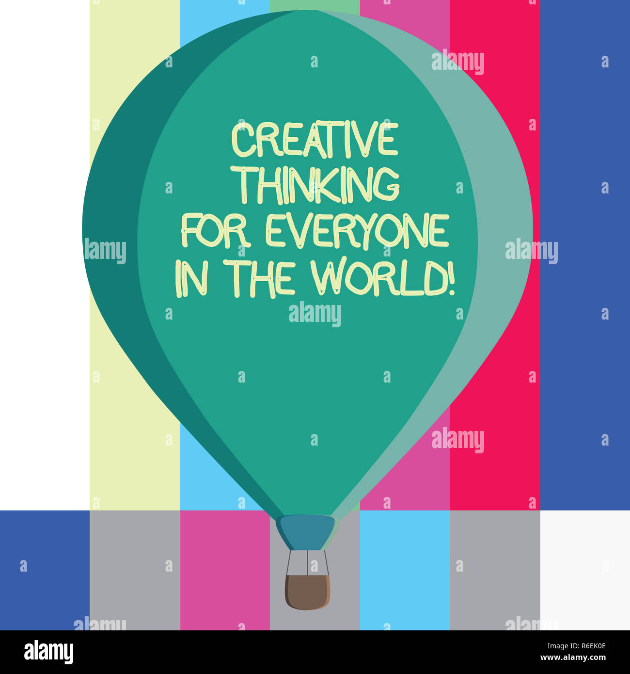 Word writing text Creative Thinking For Everyone In The World. Business ...