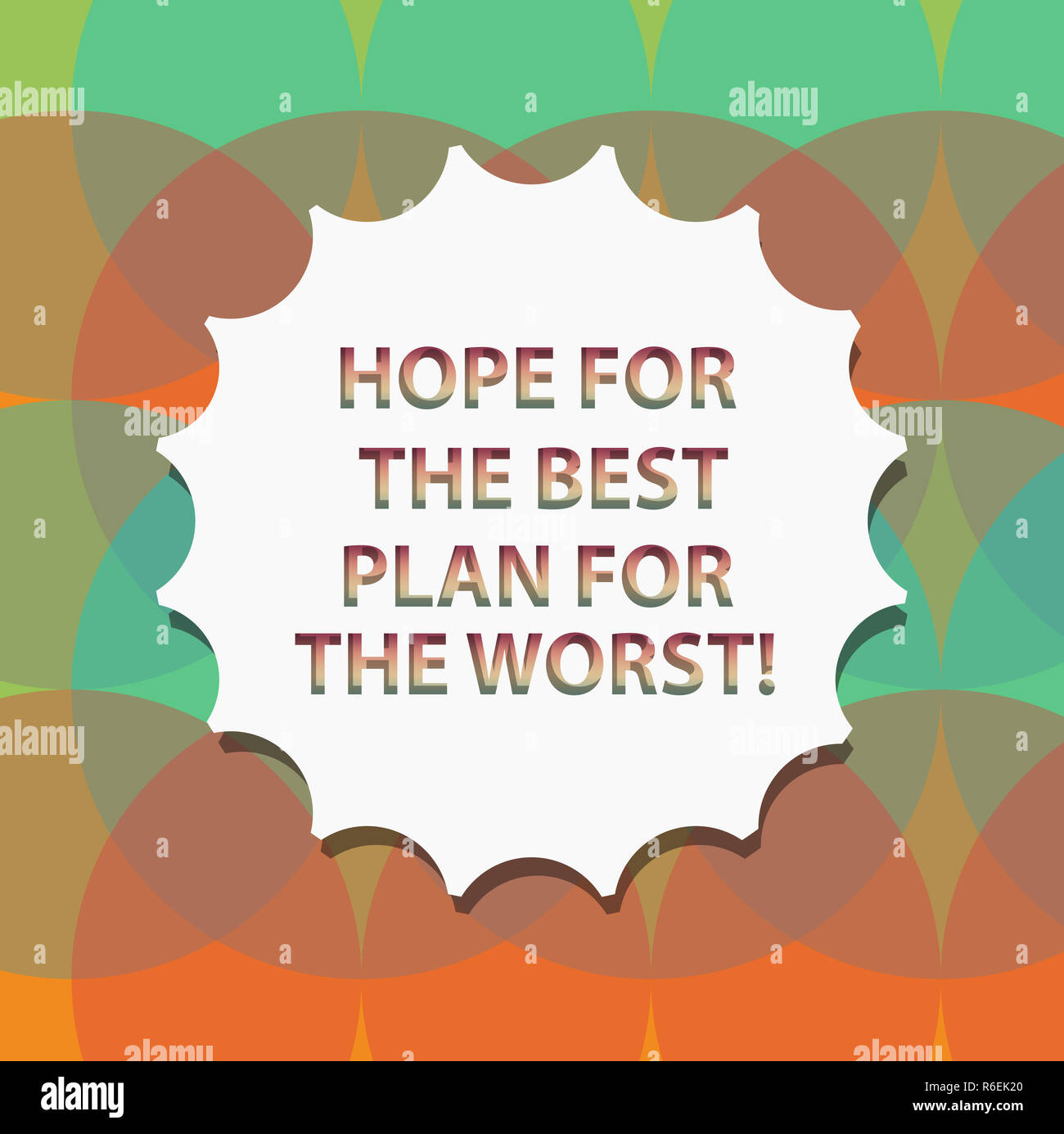 Word writing text Hope For The Best Plan For The Worst. Business ...