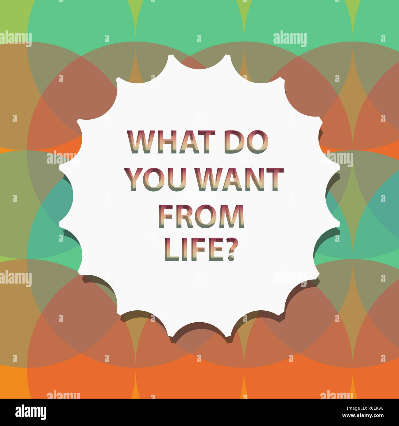 Word writing text What Do You Want From Lifequestion. Business concept ...