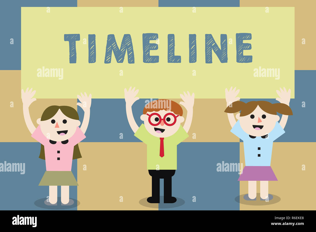 Conceptual hand writing showing Timeline. Business photo text graphical ...