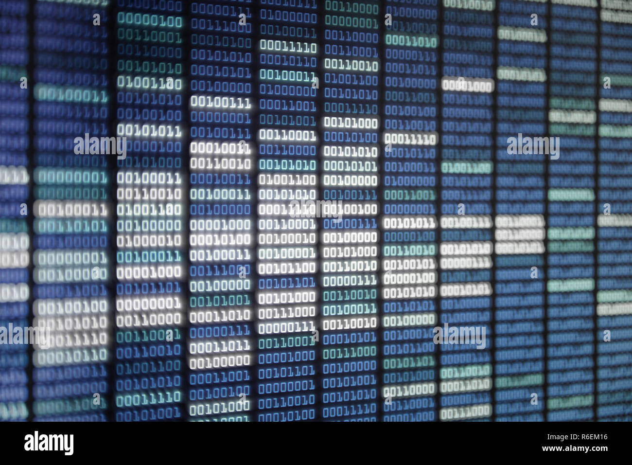 Algorithm code on computer display hi-res stock photography and images ...