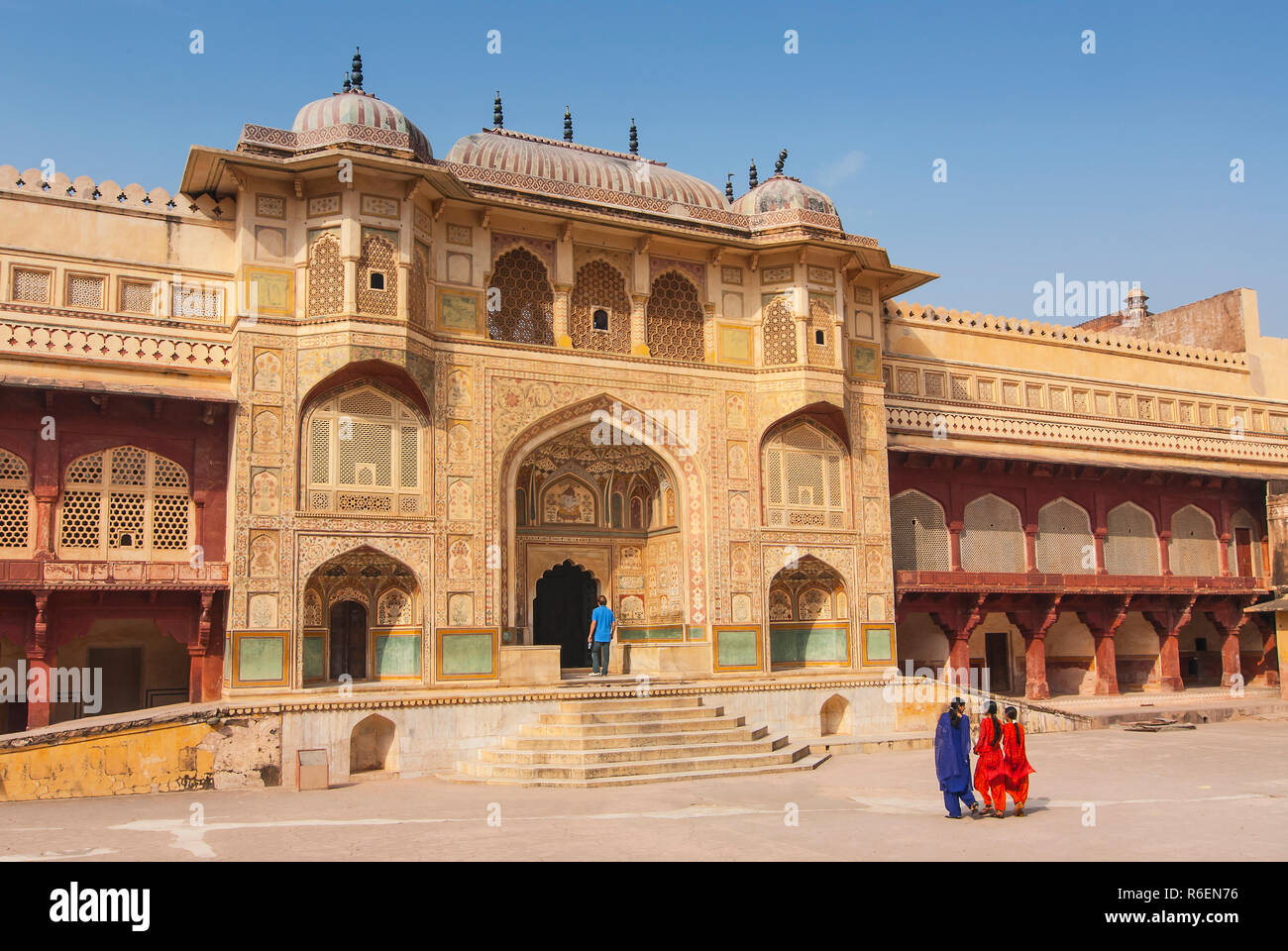 Ganesh Pol Gateway, Amber Fort, Rajasthan, India Stock Photo - Alamy