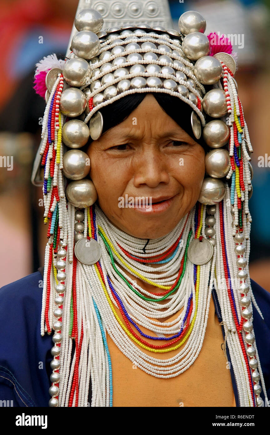 Hilltribe traditional attire hi-res stock photography and images - Alamy