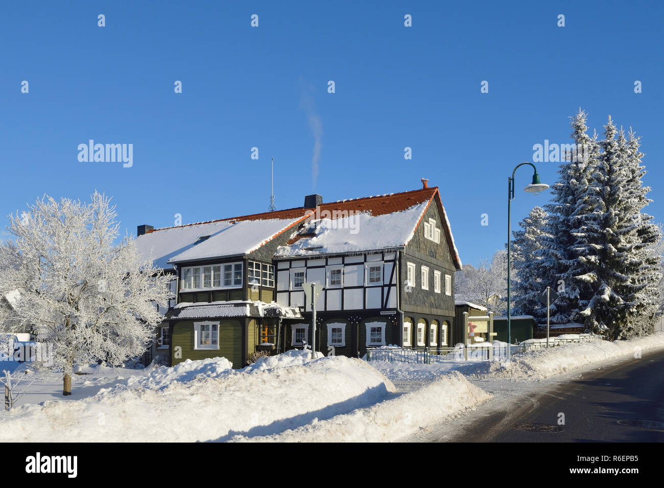 weifa in upper lusatia in winter Stock Photo - Alamy