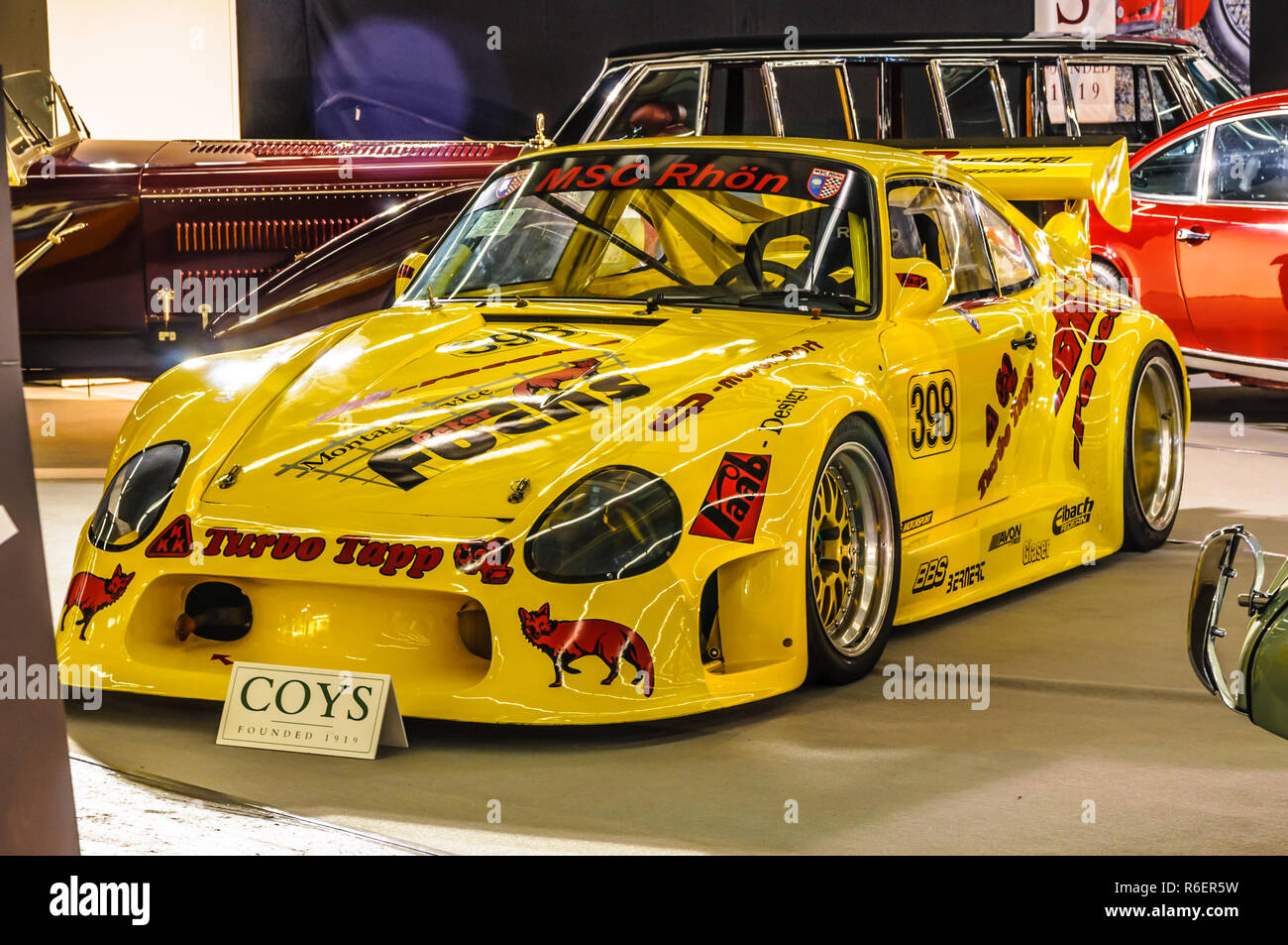 FRANKFURT - SEPT 2015: 1989 Porsche 911 935 DP 3 presented at IAA ...
