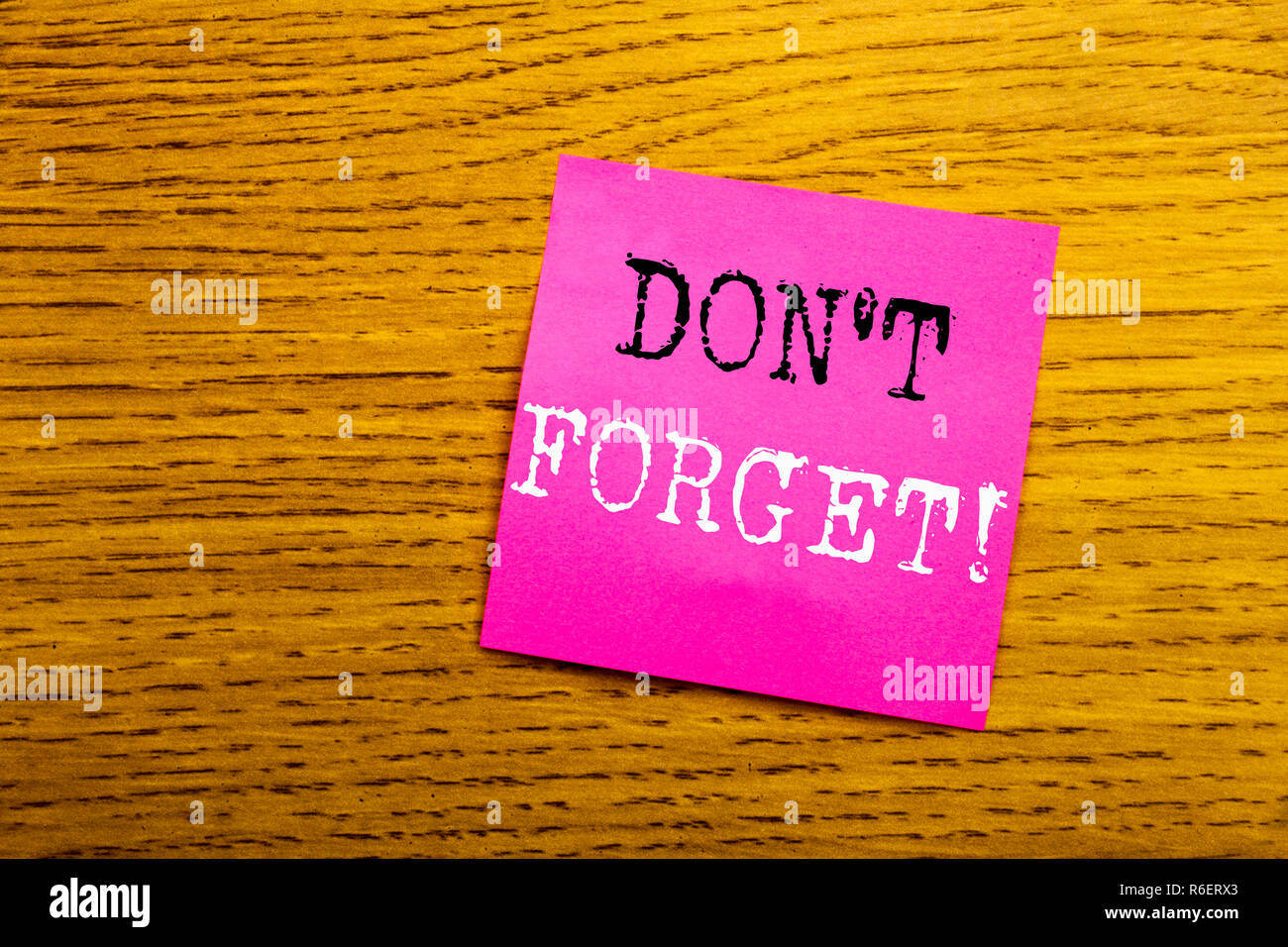 Handwriting Announcement text showing Do Not Forget. Business concept ...