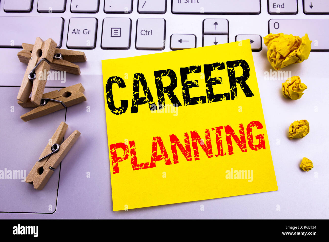 Hand writing text caption inspiration showing Career Planning. Business ...