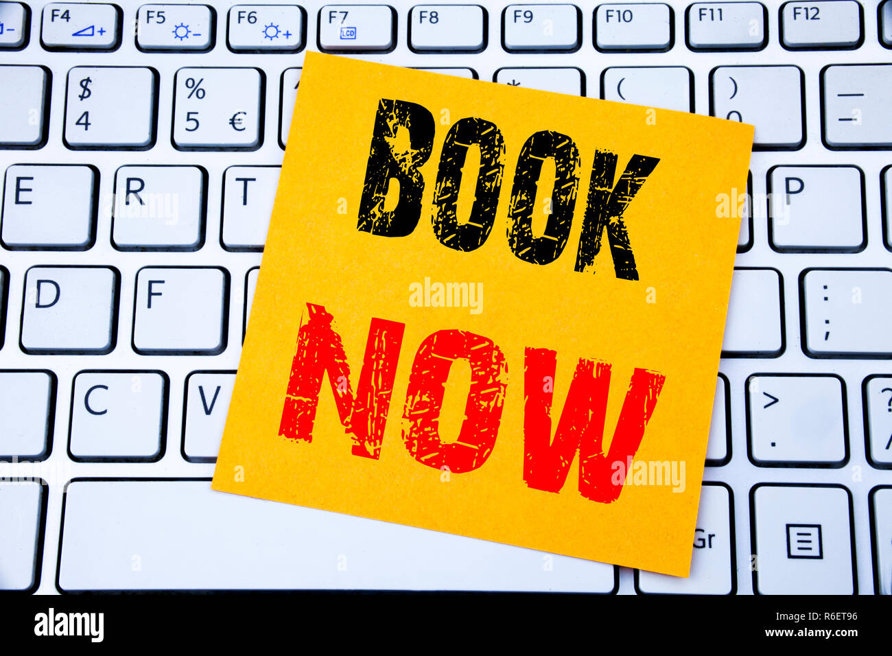 Book Now. Business concept for Reservation Booking written on sticky ...