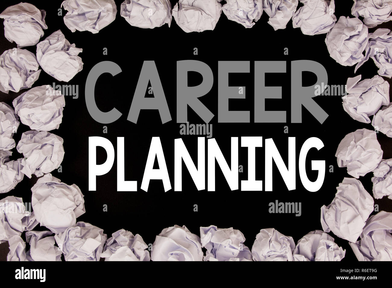 Word, writing Career Planning. Business concept for Business Growth ...